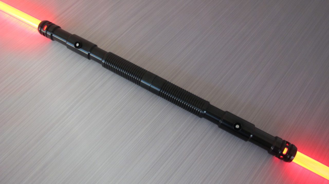 Dark Sentinel V4 Custom Double Bladed Lightsaber | Order a Custom Black ...