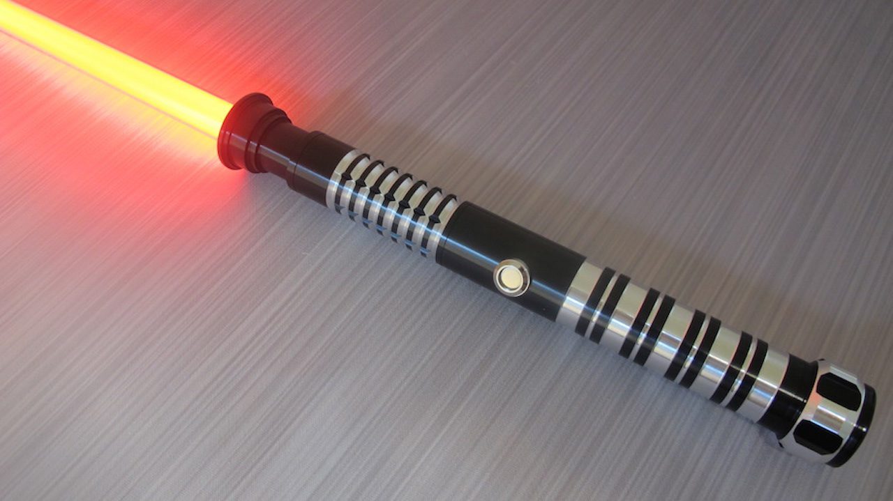 Dark Arbiter Custom Lightsaber | Order a Custom Black Anodized Dark ...