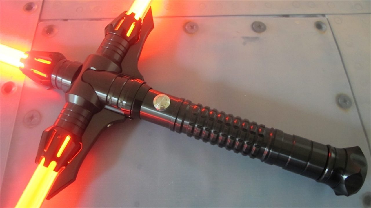 Renegade Custom Crossguard Lightsaber | Order a Custom Anodized Black ...
