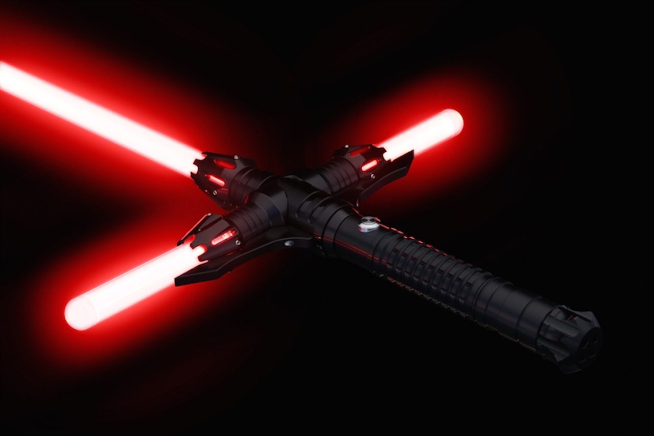 Renegade Custom Crossguard Lightsaber | Order a Custom Anodized Black ...