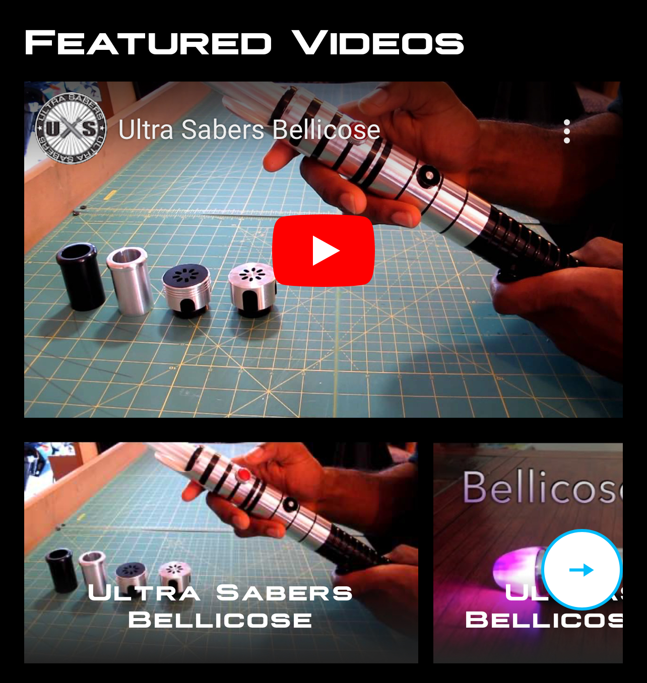 Video Rewards Program | Ultrasabers